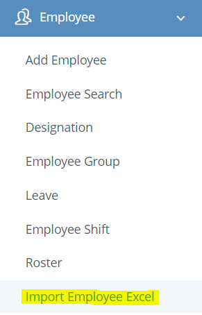 Creation of login credentials for users.